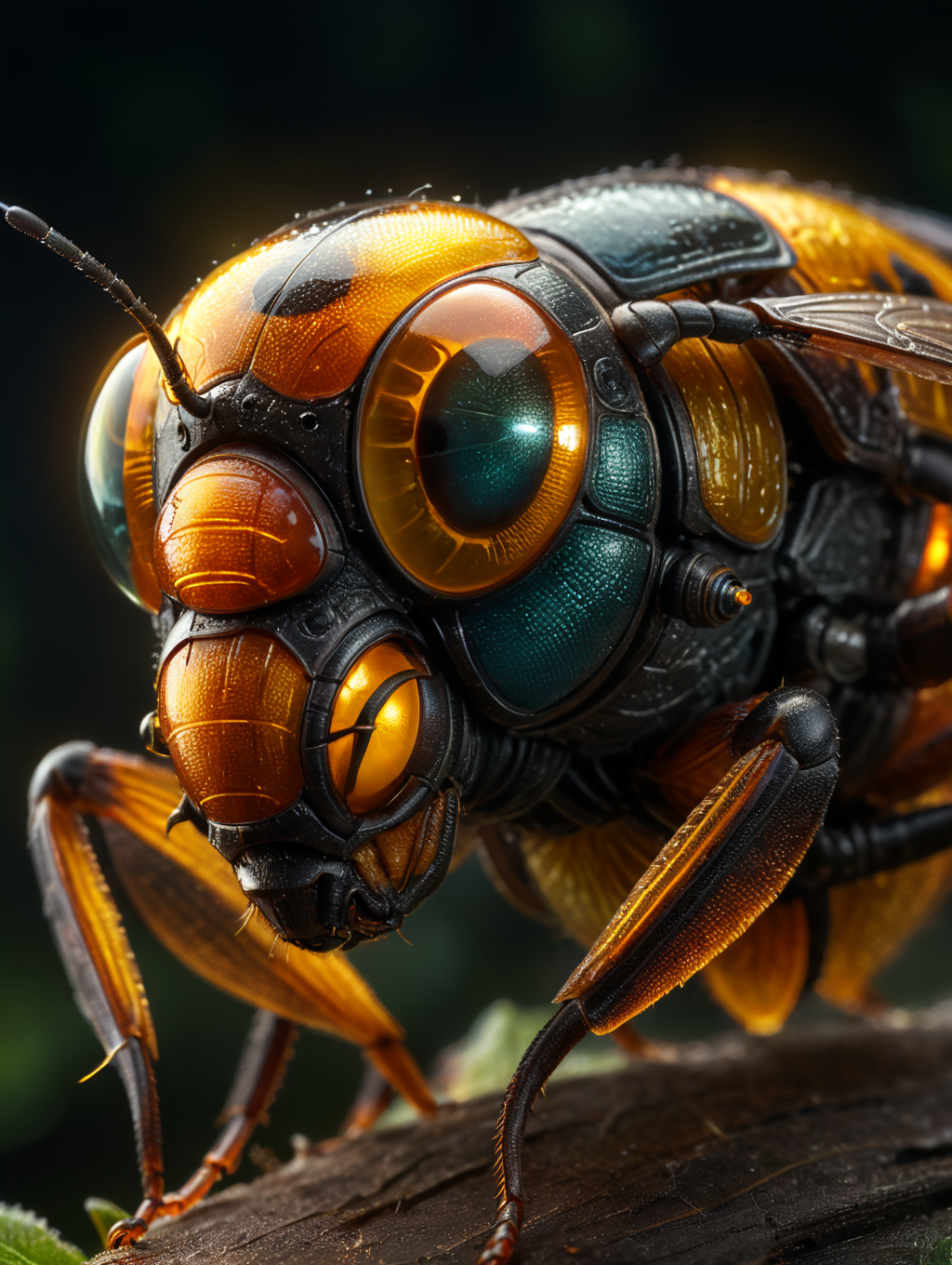 Premium Free ai Images | firefly macro photography close up high ...