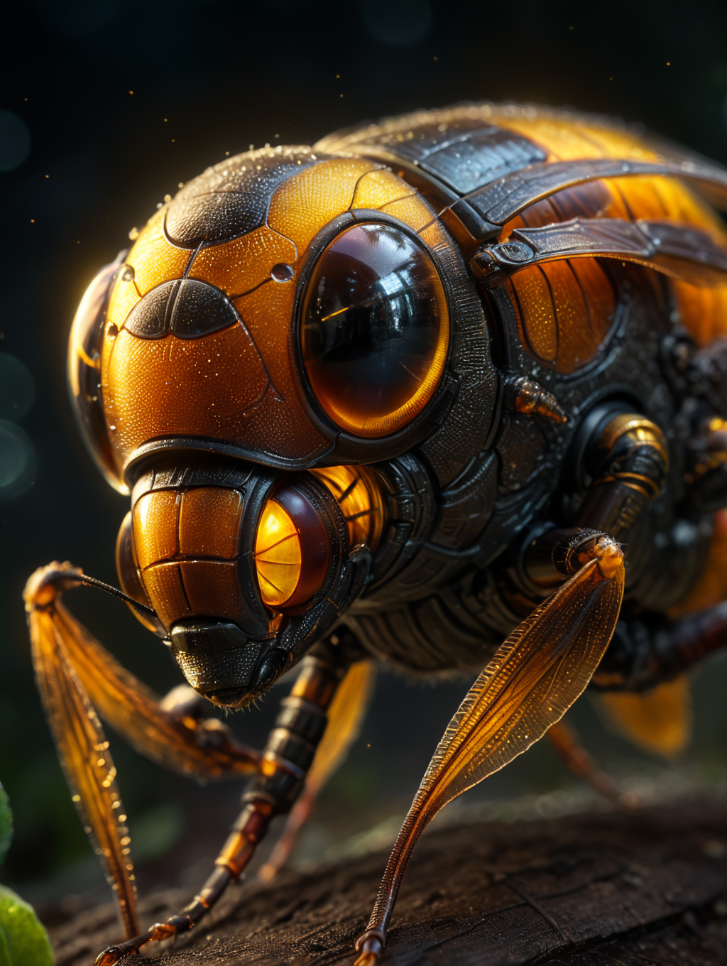 Premium Free ai Images | firefly macro photography close up high ...