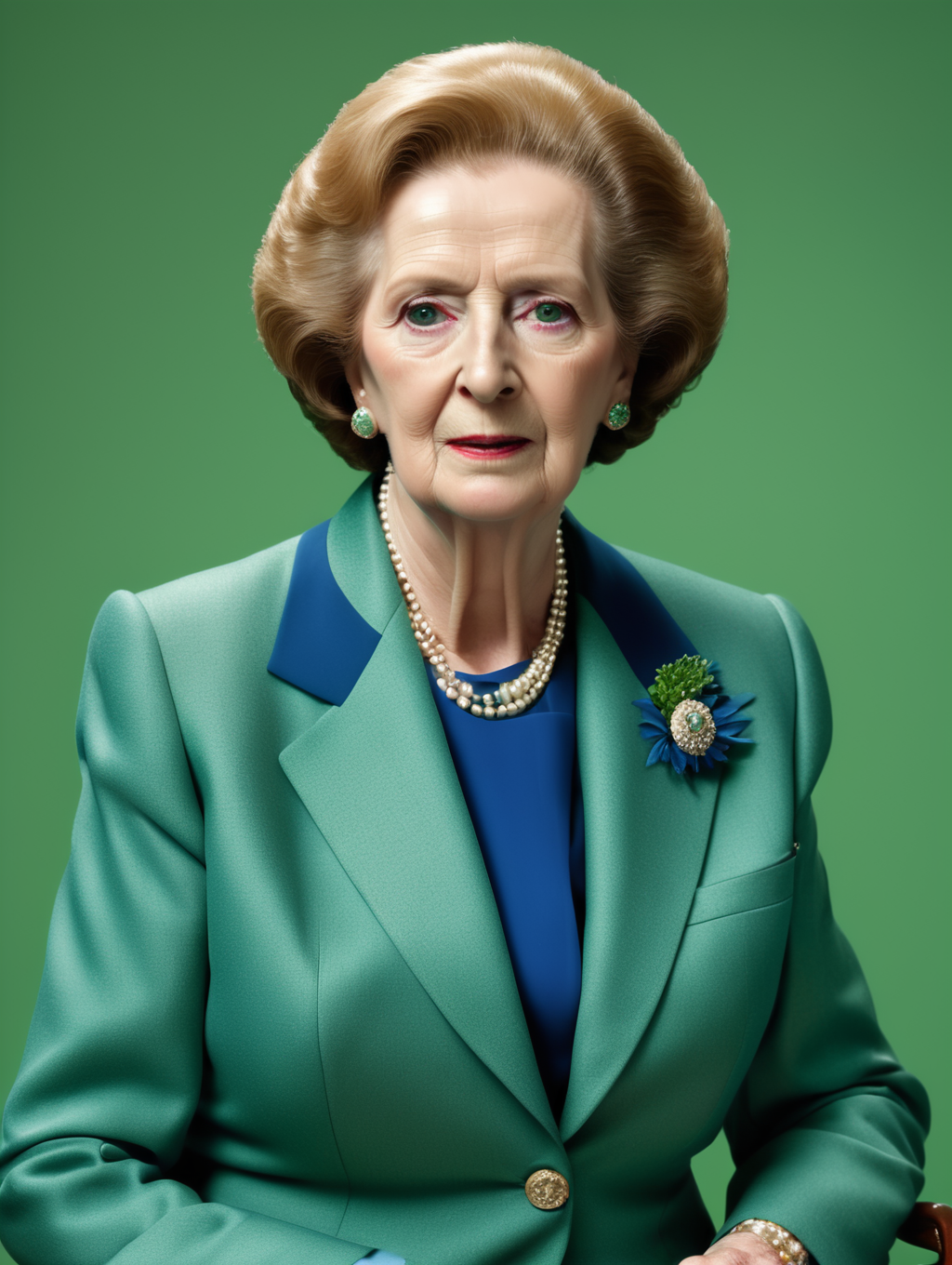 Premium Free ai Images | head and shoulders portrait of year old ...