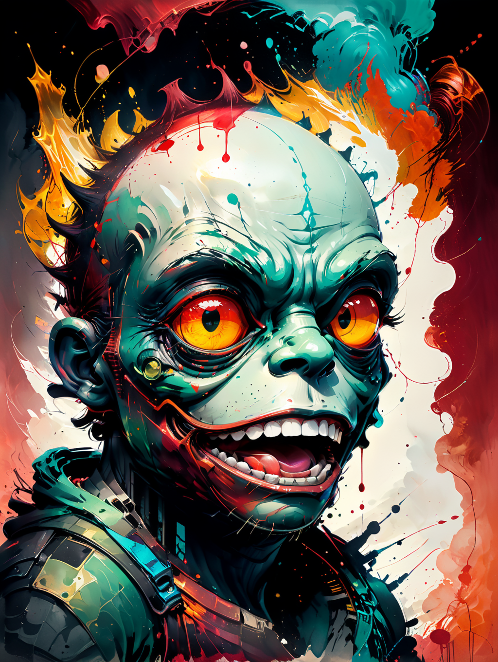 Premium Free ai Images | pepe the frog in the diablo fantasy style dark ...