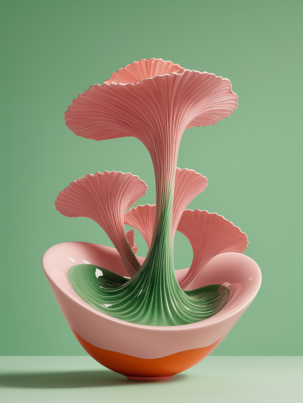 Premium Free ai Images | singular object floating in mid air trippy ...