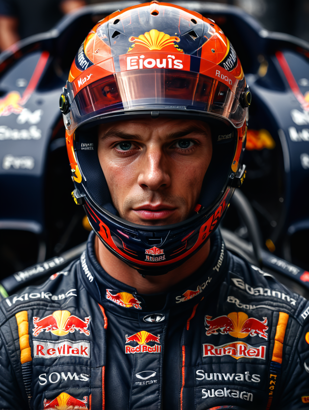Premium Free ai Images | max verstappen portrait
