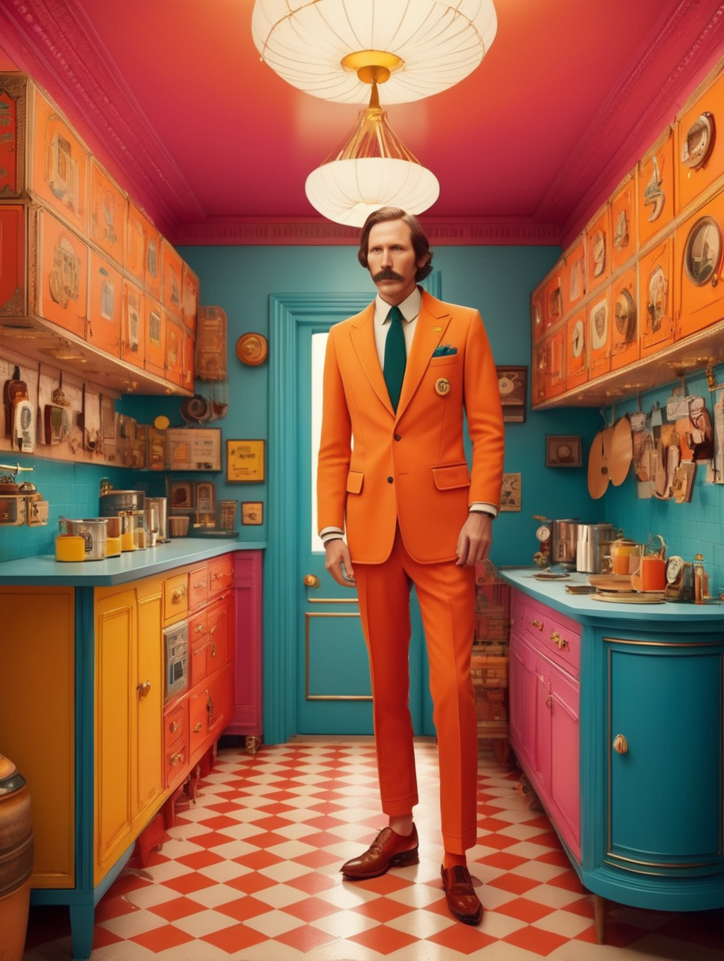 Premium Free ai Images | wes anderson style incredibly high detail ...