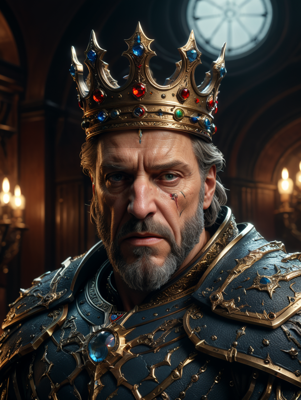 Premium Free ai Images | king look