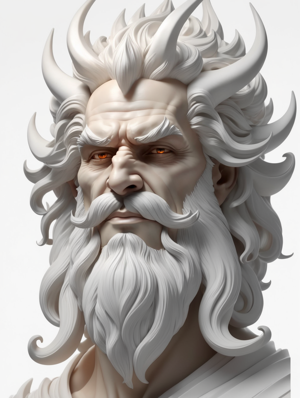 Premium Free ai Images | want portrait of hades to look like zbrush and ...