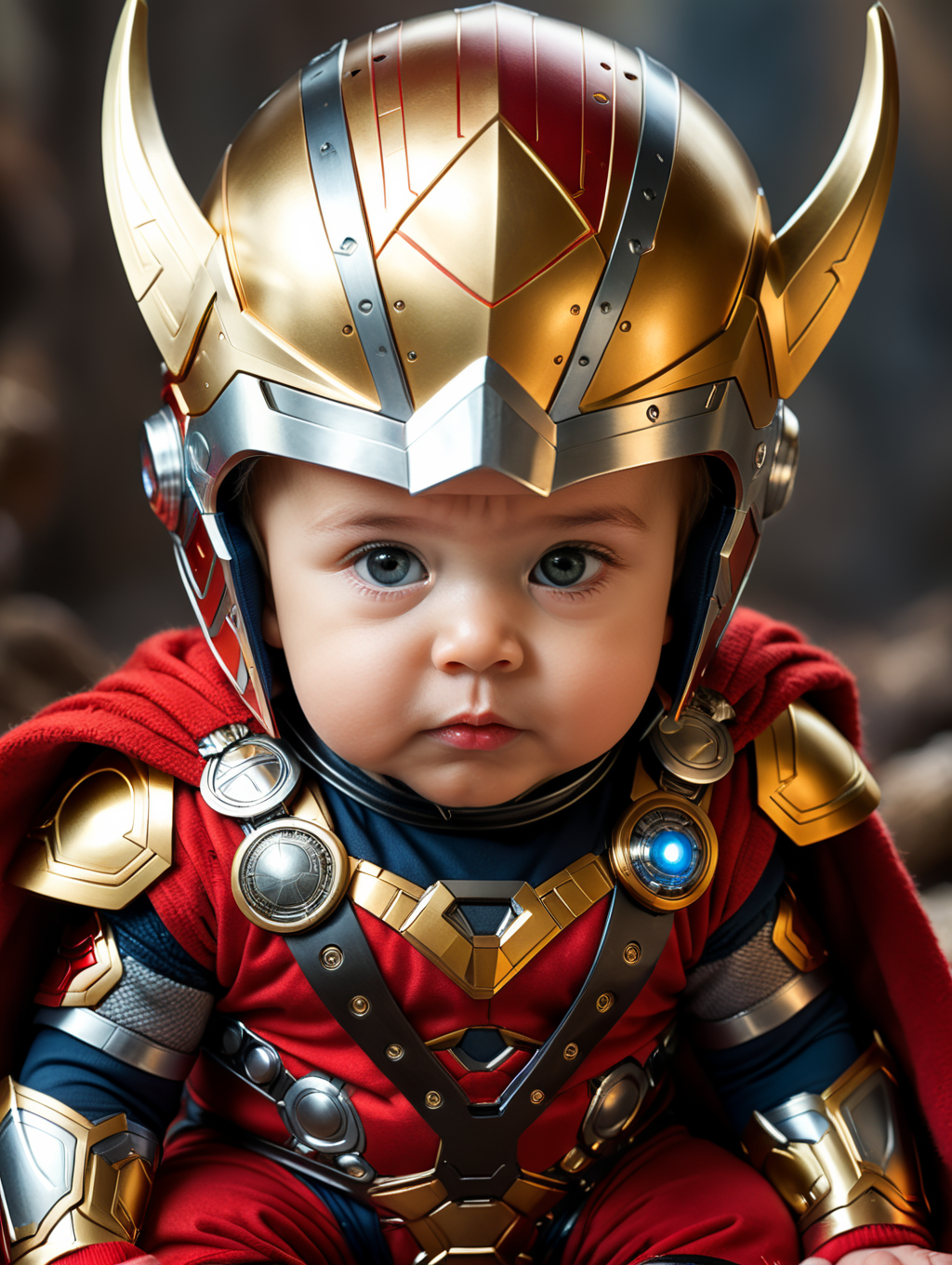 Premium Free ai Images | the adorable photo showcases baby dressed in ...