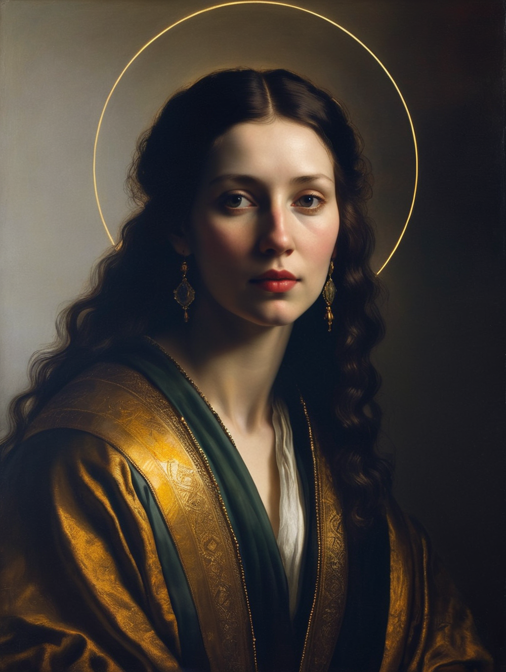 Premium Free ai Images | masterpiece portrait by rembrandt van rijn of ...