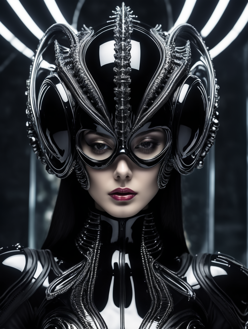 Premium Free ai Images | giger prometheus albine model octoupus skin ...
