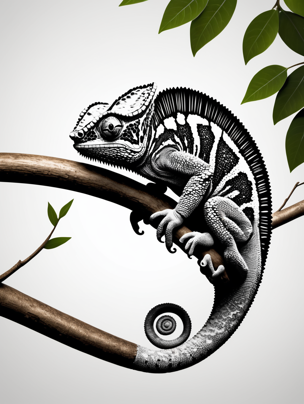 Premium Free ai Images | create cute chameleon illustration for kids ...