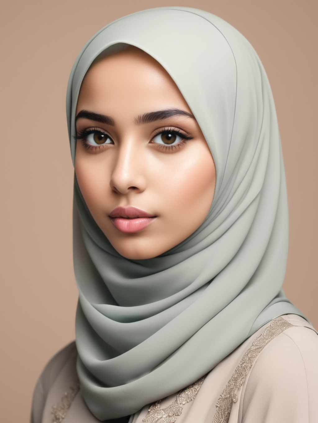 Premium Free ai Images | hijabi girl