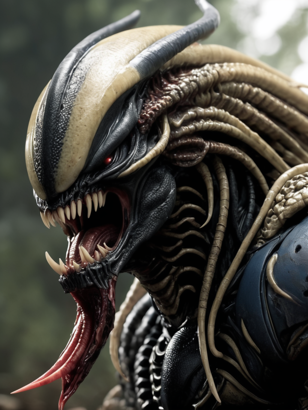 Premium Free ai Images | alien carnage venom predator