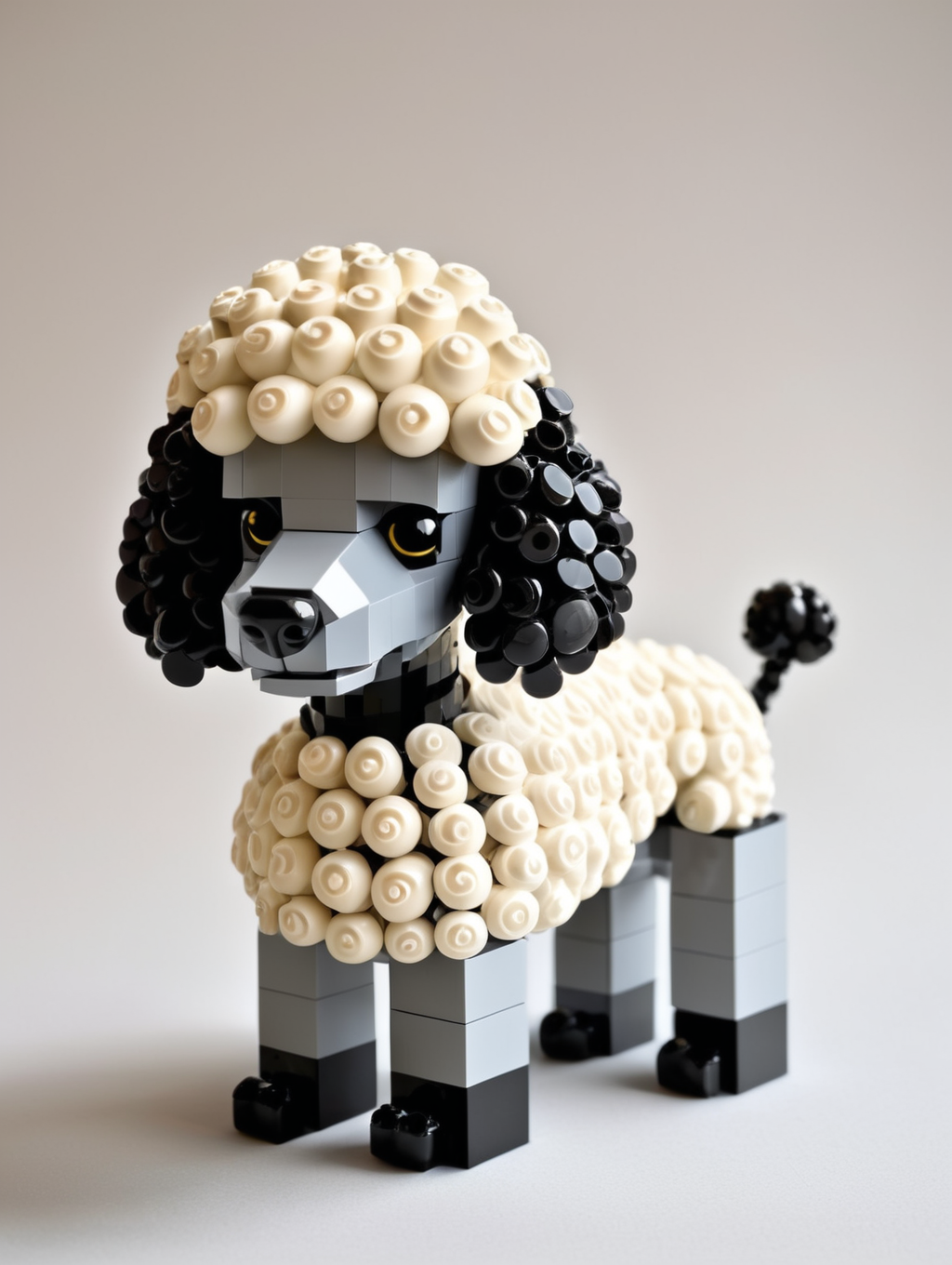 Premium Free ai Images | create me lego poodle