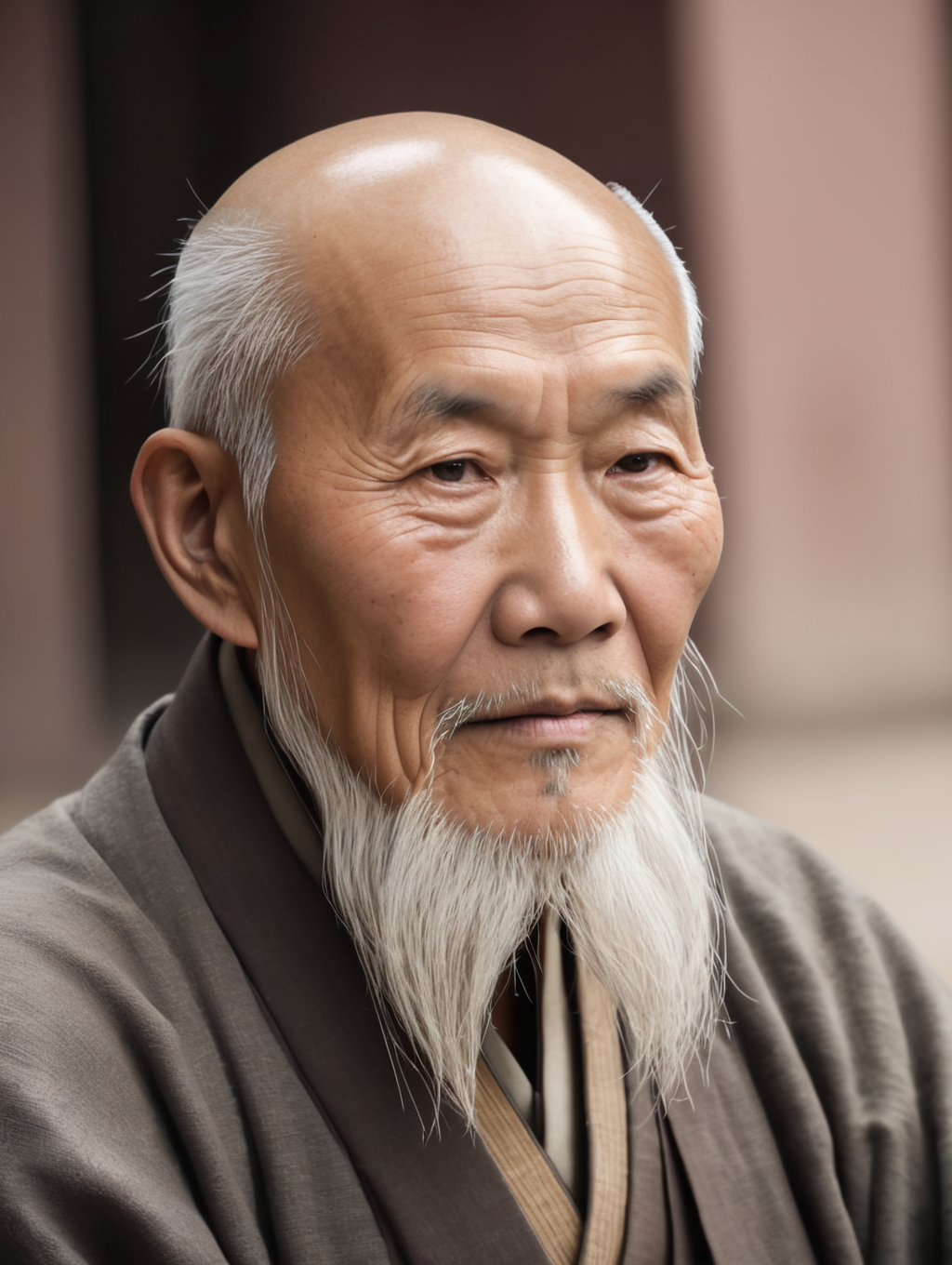 Premium Free ai Images | an old wise looking chinese man