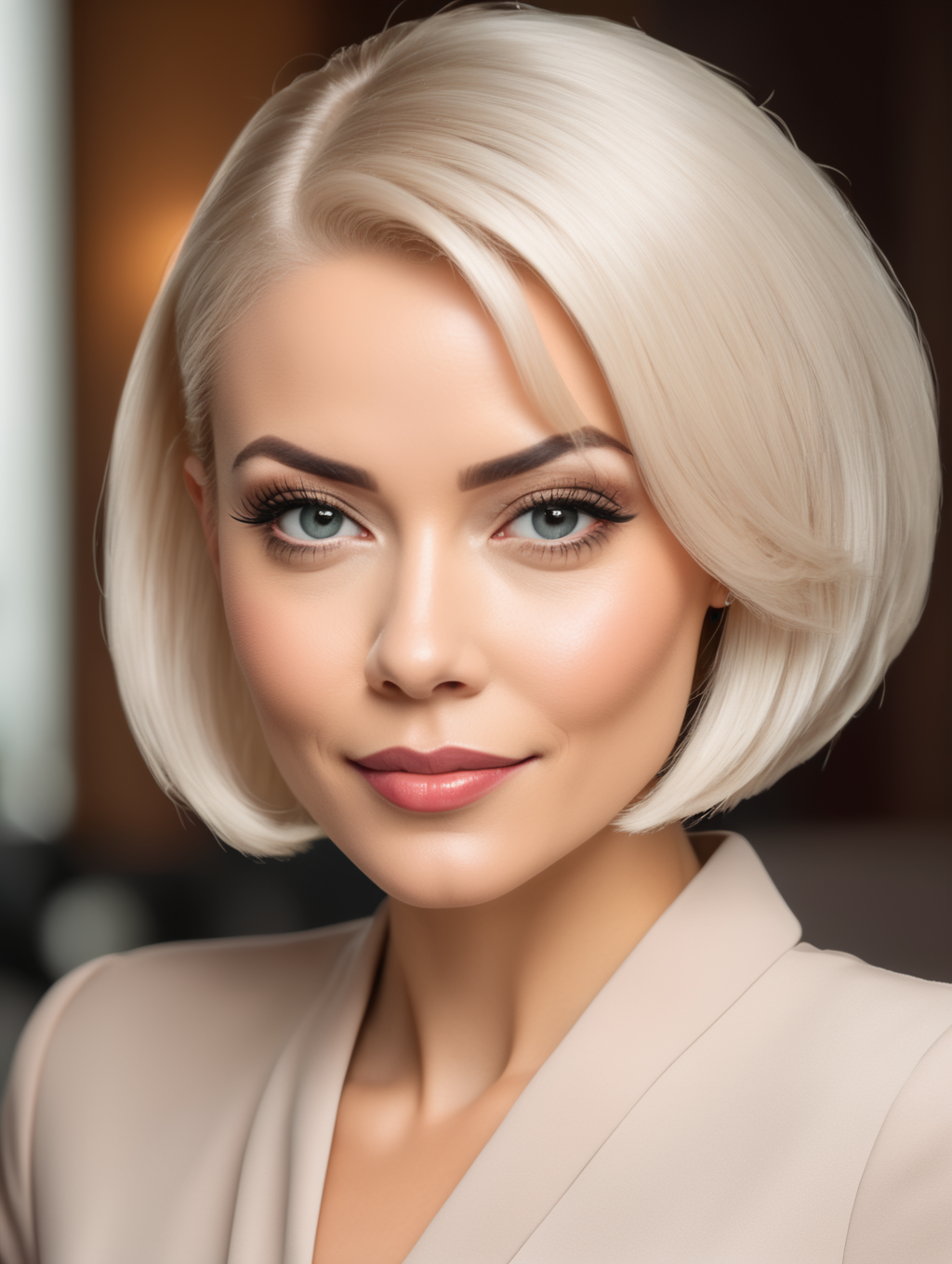 Premium Free ai Images | portrait of beautiful stylish yo woman looking ...