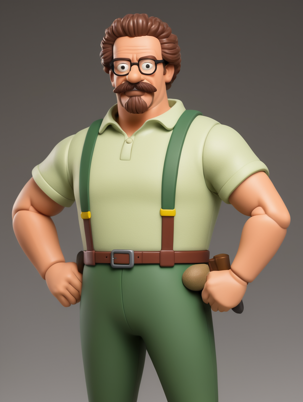 Premium Free ai Images | really buff ned flanders