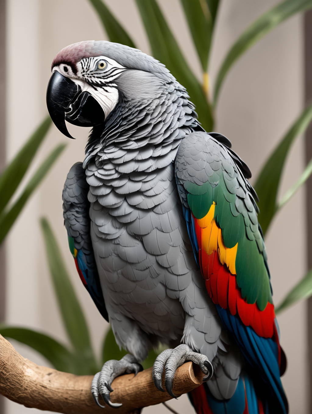 Premium Free ai Images | aajko popugaj zako seryj