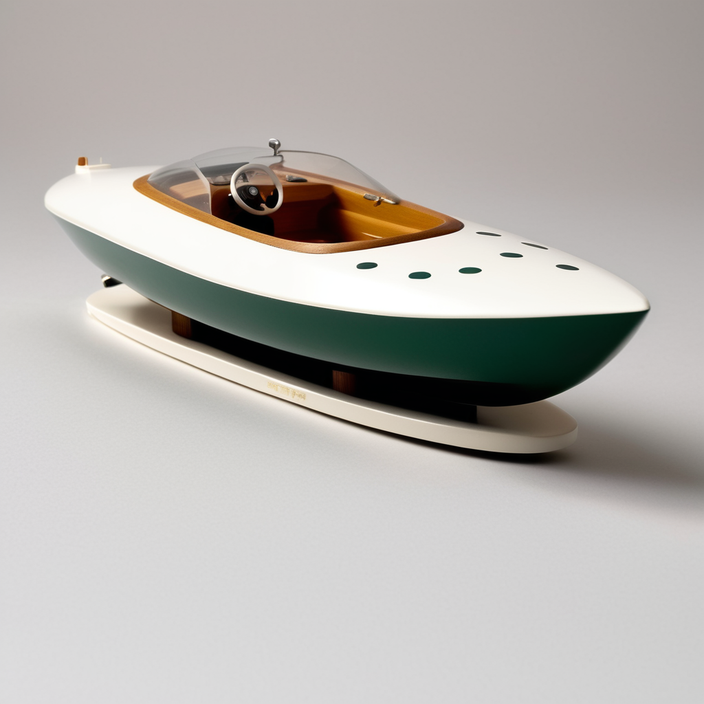 Premium Free ai Images | toy chubby riva high speed racing boat ...