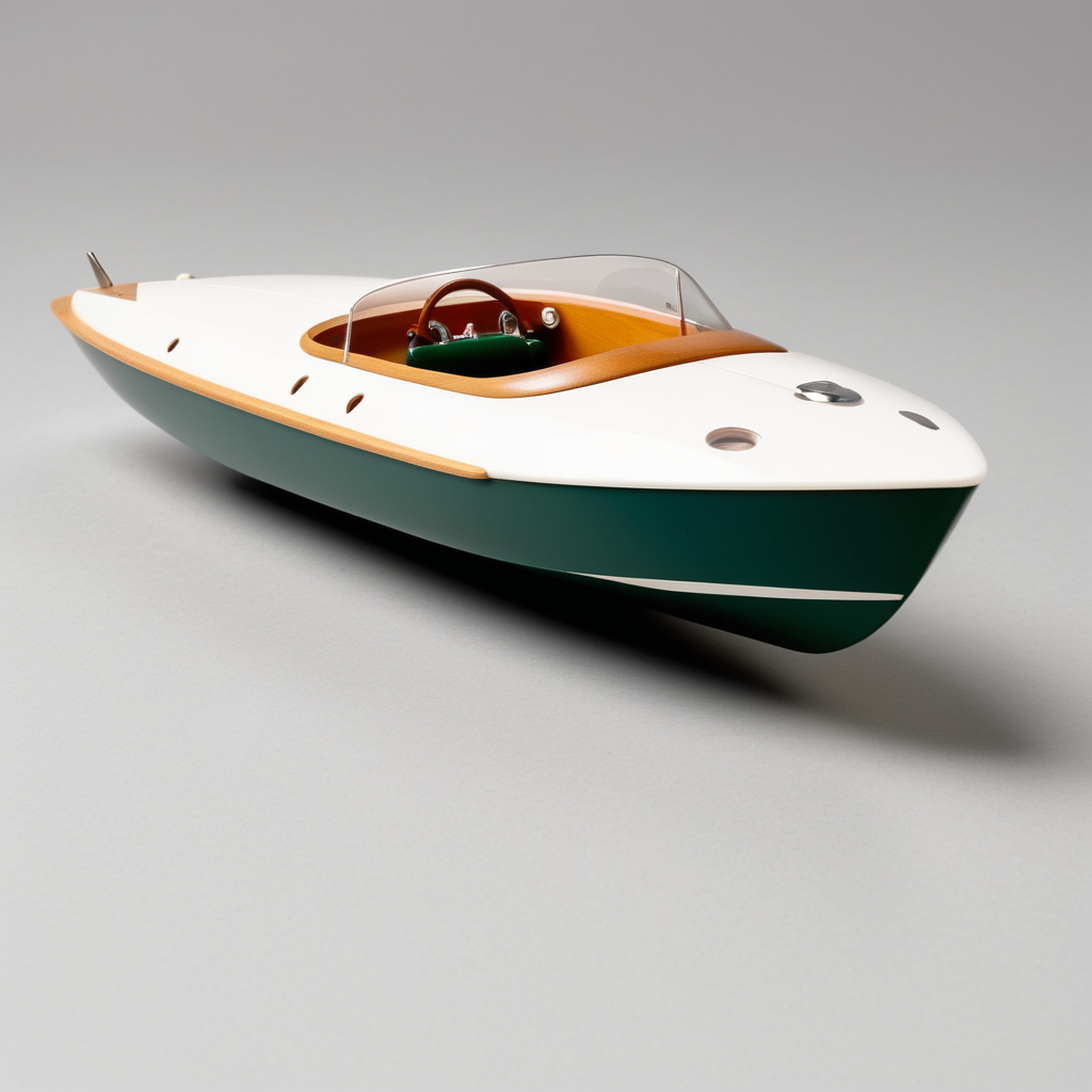 Premium Free ai Images | toy chubby riva high speed racing boat ...