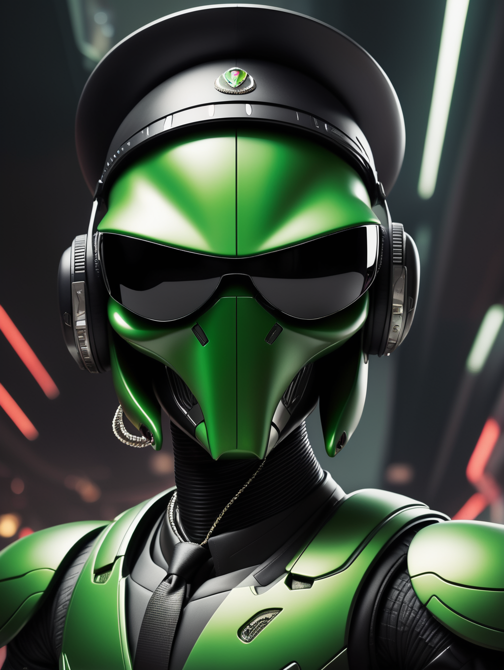 Premium Free ai Images | marvin the martian gangster