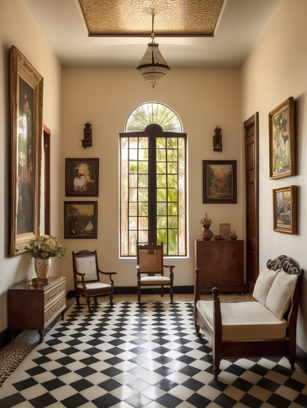 Premium Free ai Images | masterpiece painting of cuban colonial house ...