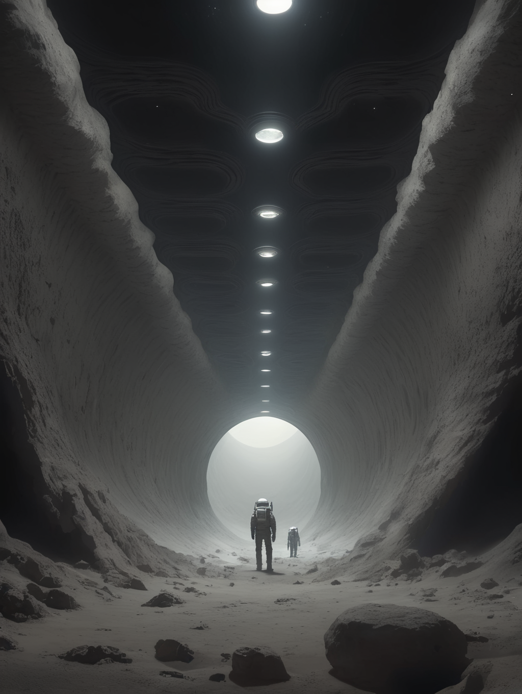 Premium Free ai Images | space in underworld