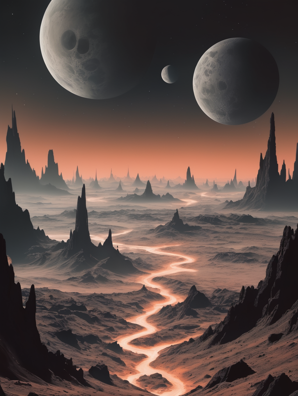 Premium Free ai Images | hell in space