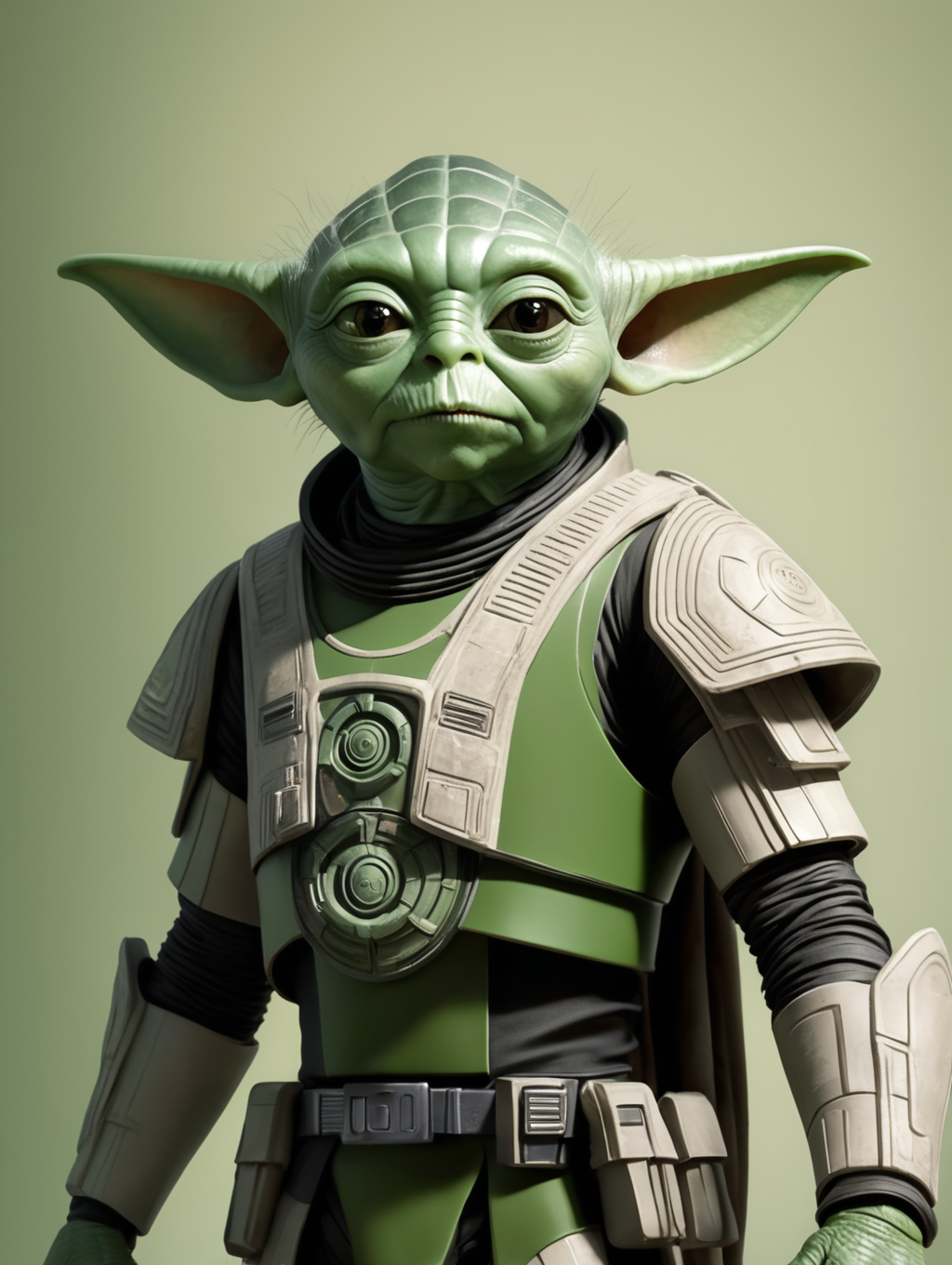 Premium Free ai Images | green nautolan starwars character