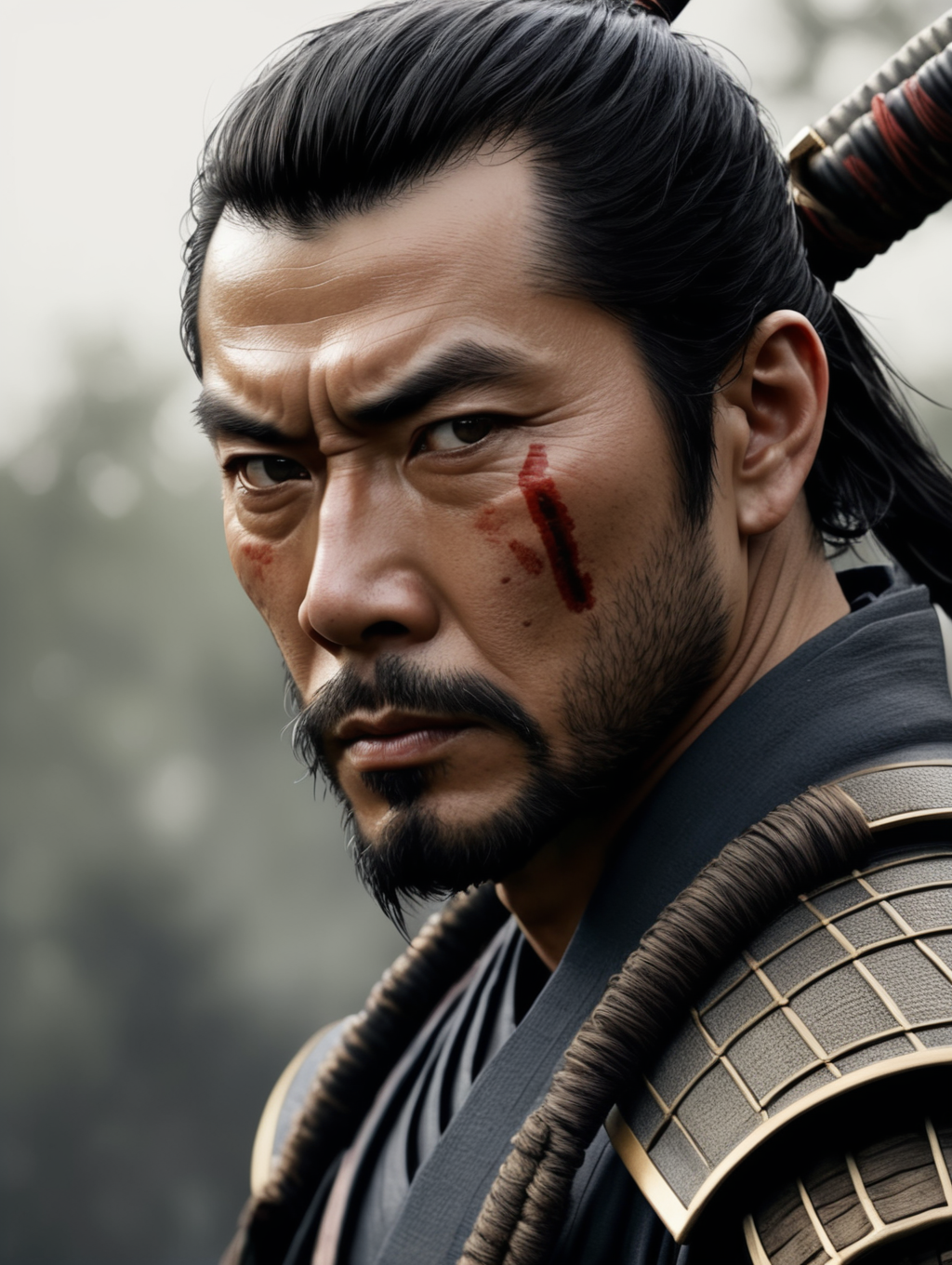 Premium Free ai Images | samurai hyper realistic