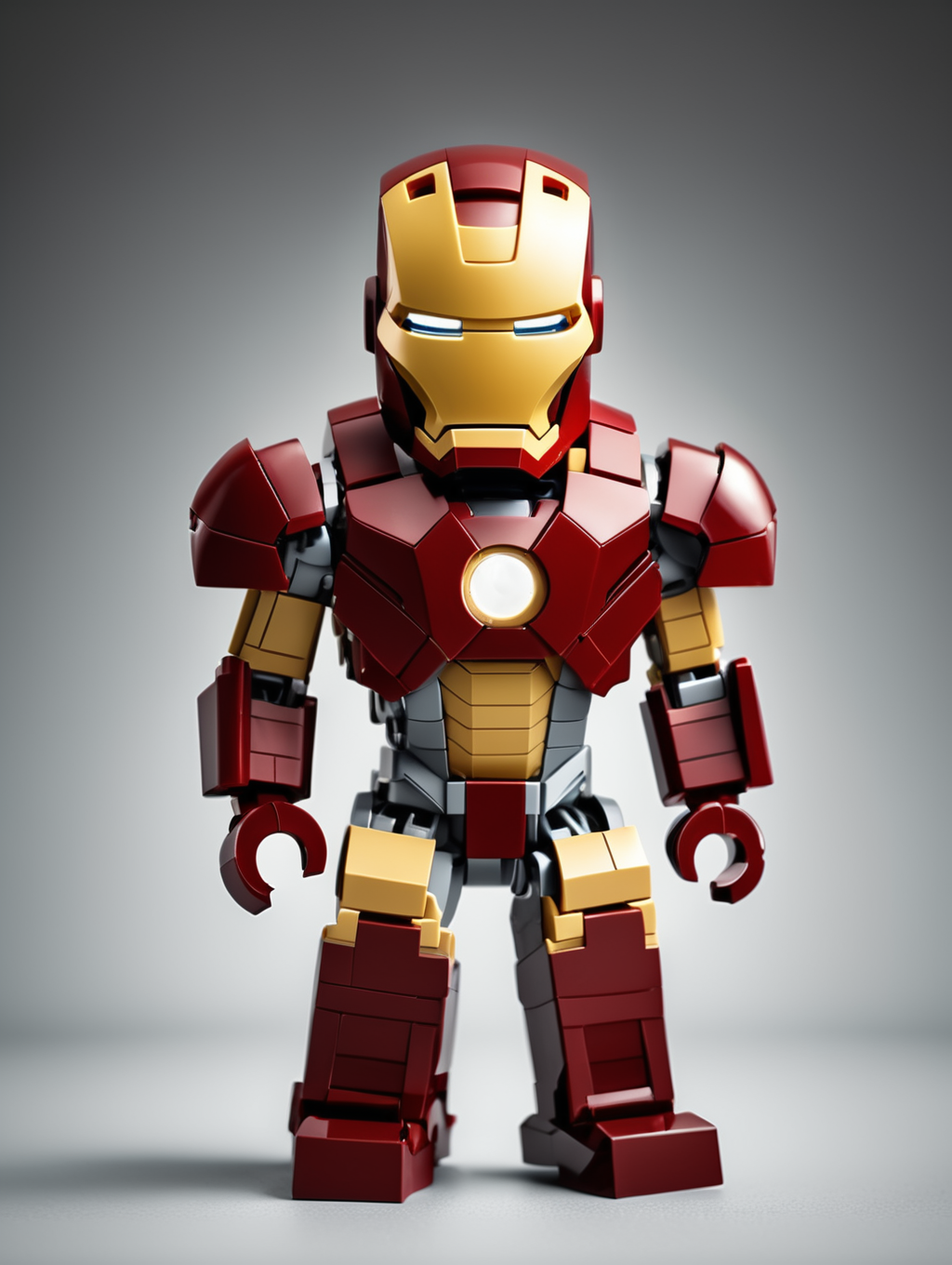 Premium Free ai Images | ironman as lego character