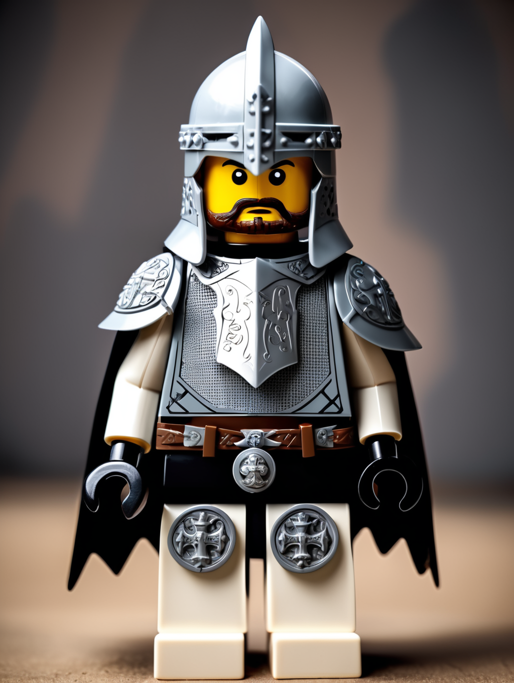 Premium Free ai Images | medieval knight templar as lego character