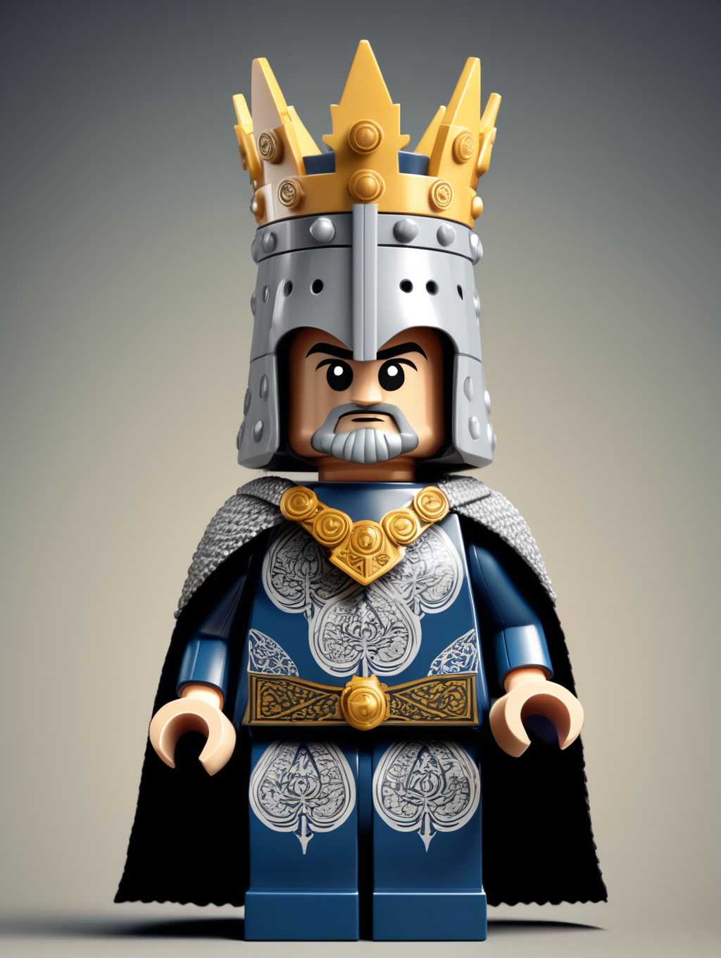 Premium Free ai Images | medieval king as lego character