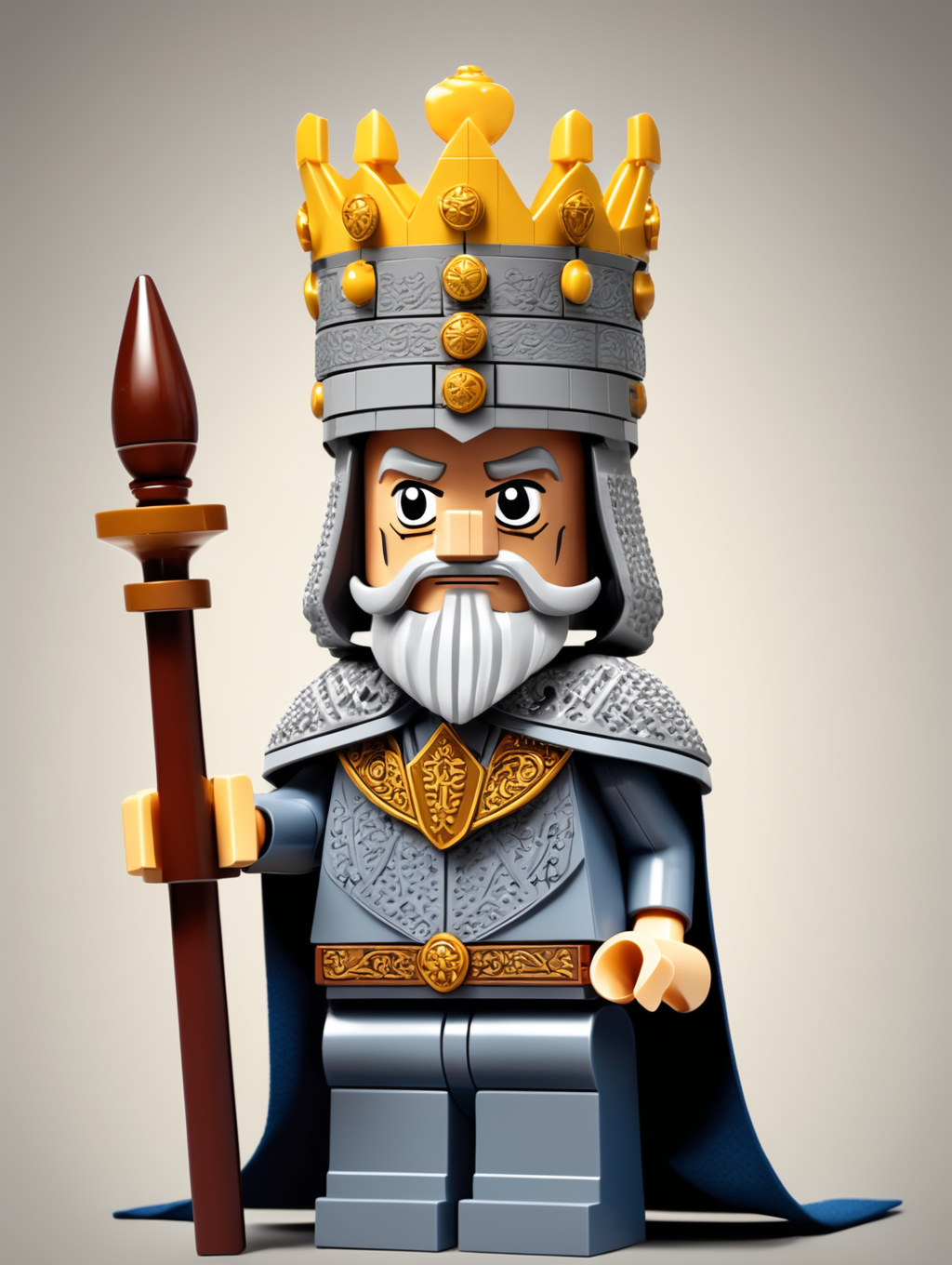 Premium Free ai Images | medieval king as lego character