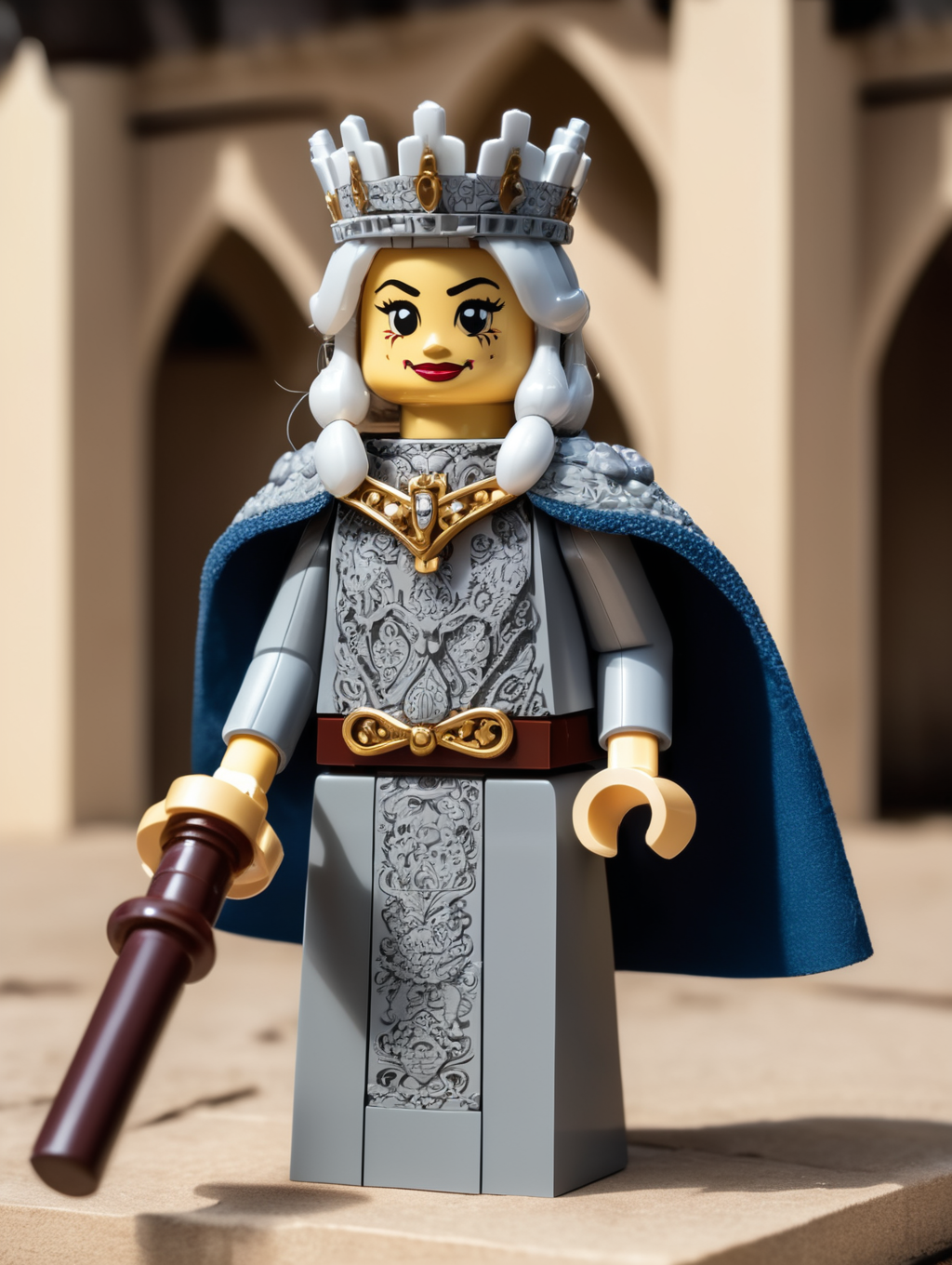 Premium Free ai Images | medieval queen as lego character