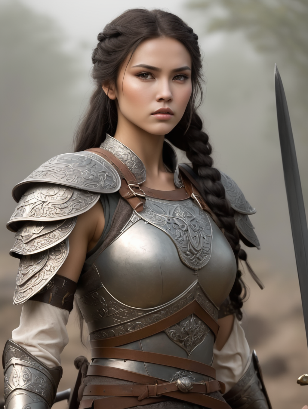 Premium Free ai Images | warrior princess