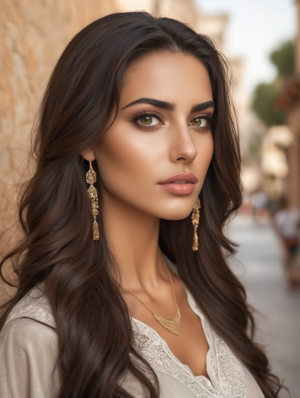 Premium Free ai Images | half sicilian cypriot half armenian arab greek ...