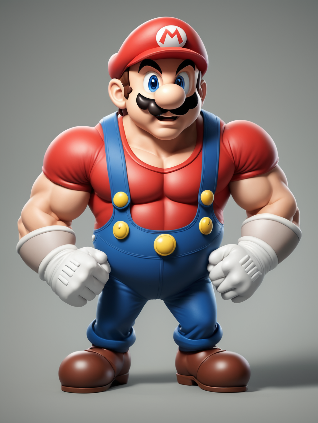 Premium Free ai Images | super mario muscoloso