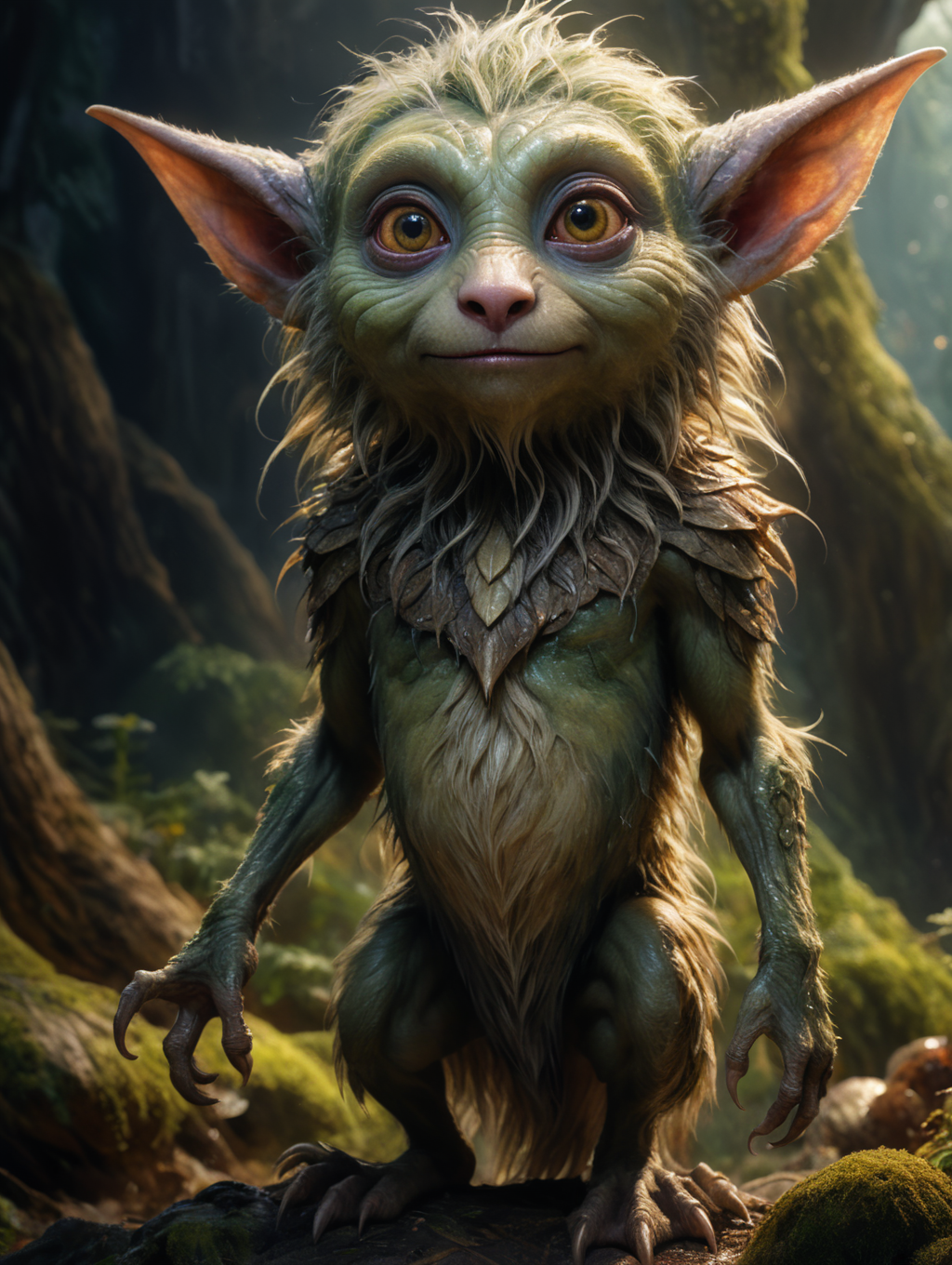 Premium Free ai Images | gelfling extra furry animal like with out ...