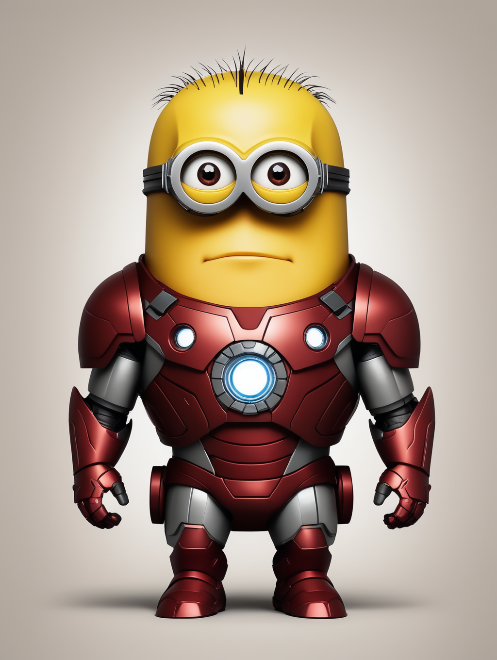 Premium Free ai Images | minion as ironman