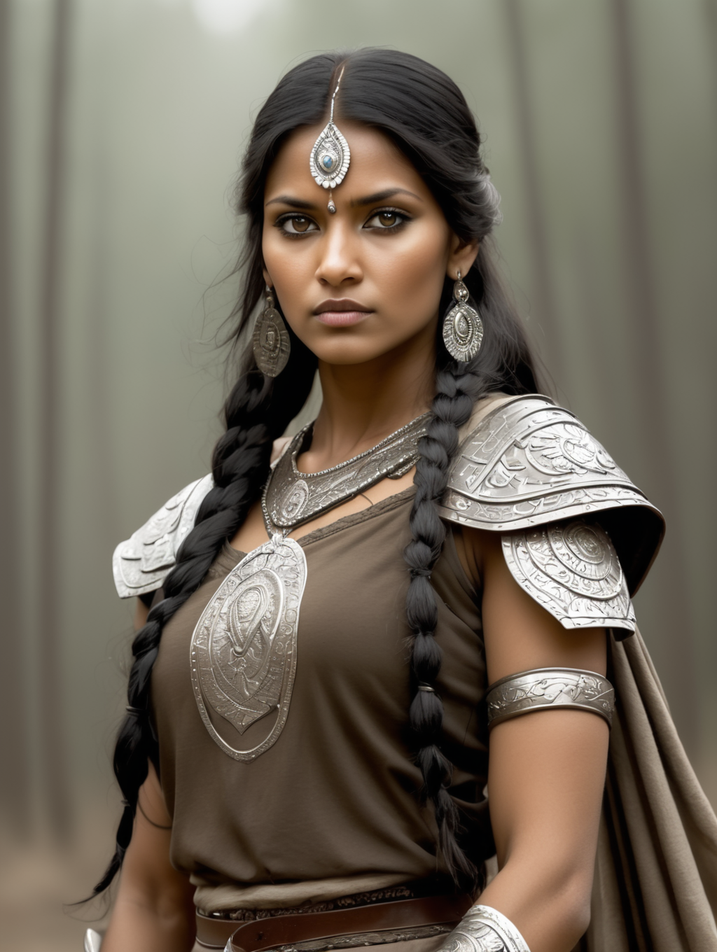 Premium Free ai Images | indian warrier princess