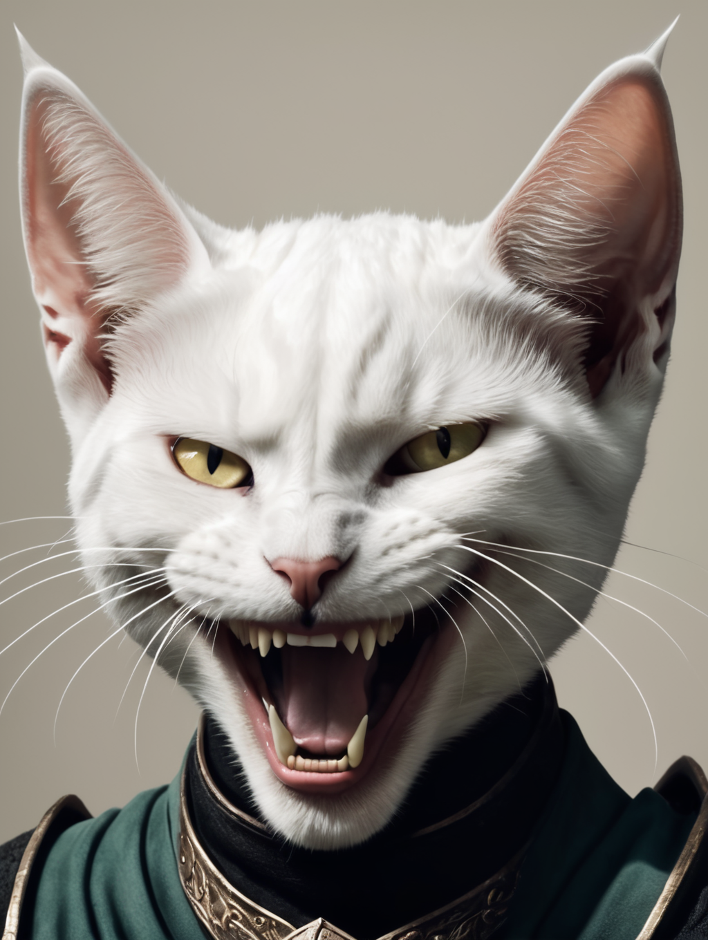 Premium Free ai Images | show me lord voldemort with cat ears and ...
