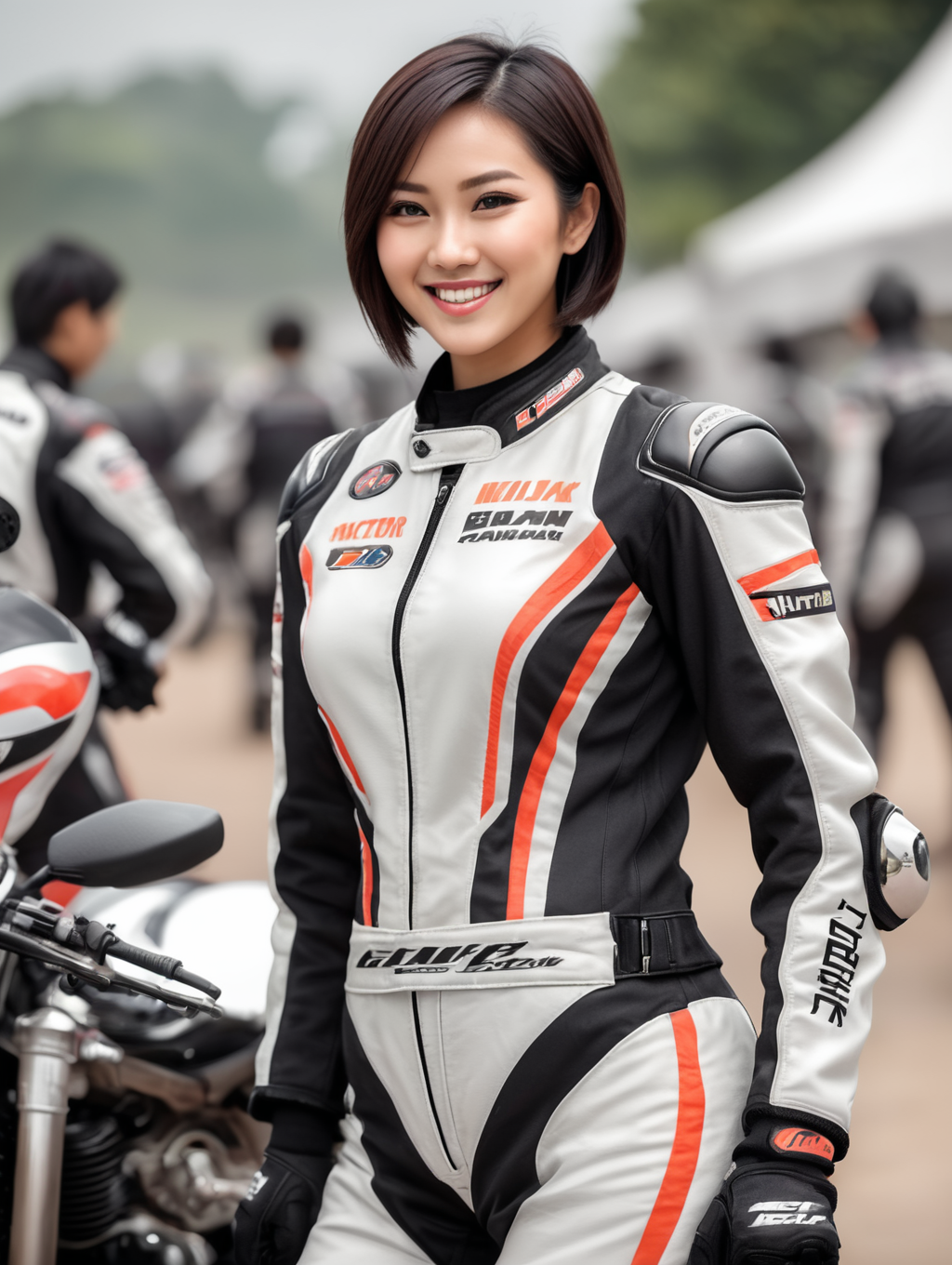 Premium Free ai Images | oriental female asian frontal young beautiful ...