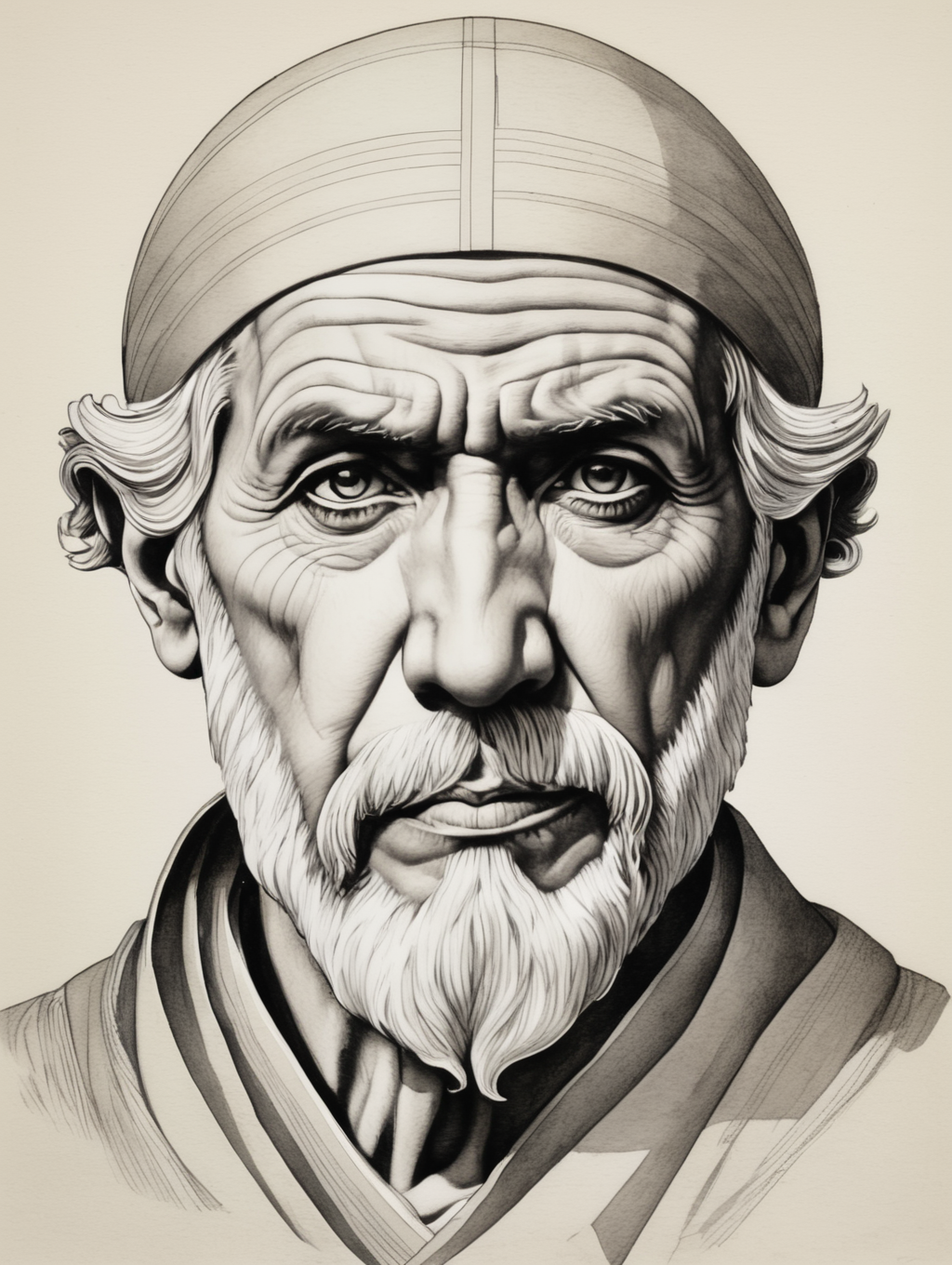 Premium Free ai Images | drawing of euclid
