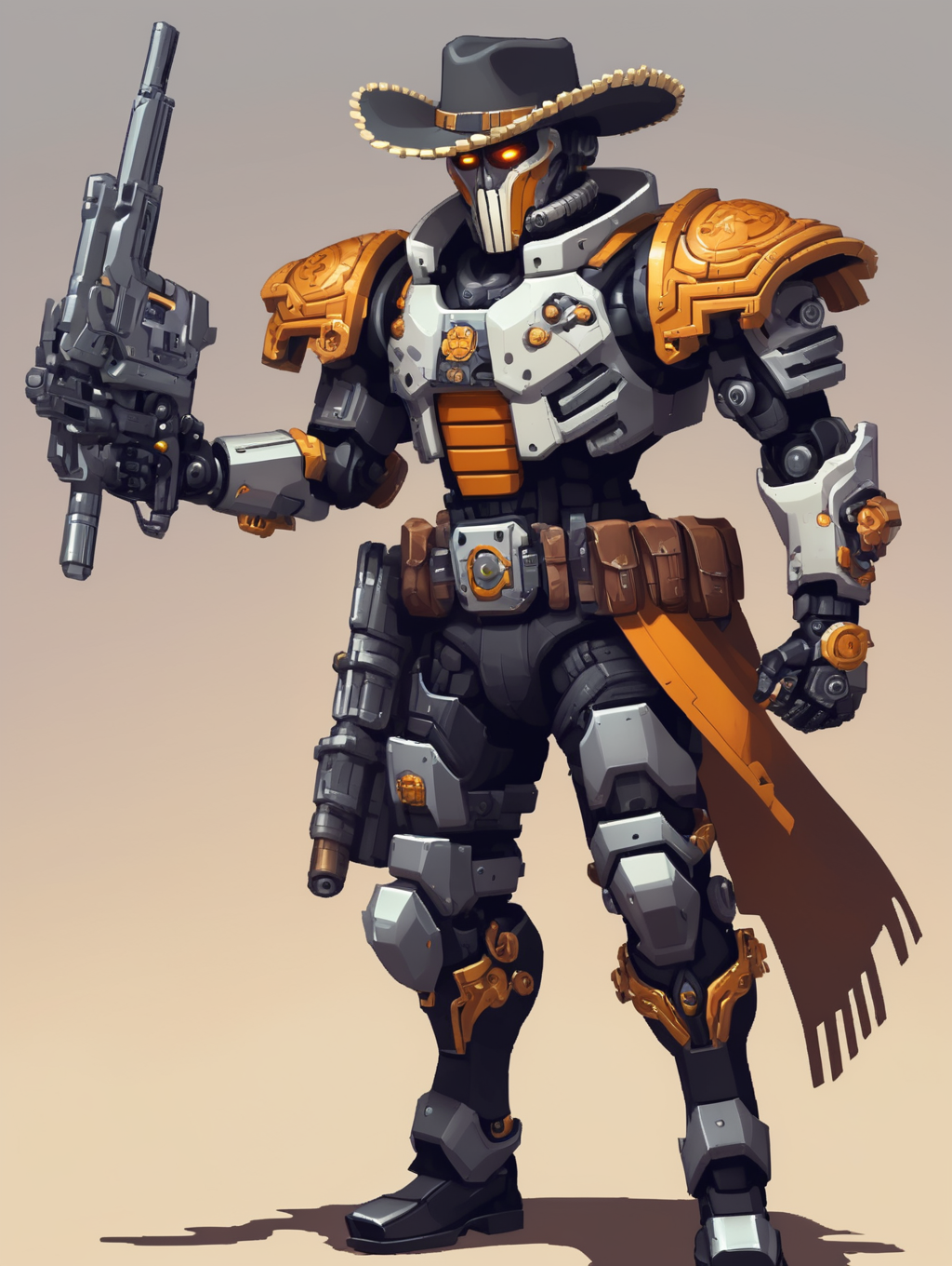 Premium Free ai Images | personaje principal de un juego en de tipo gun ...