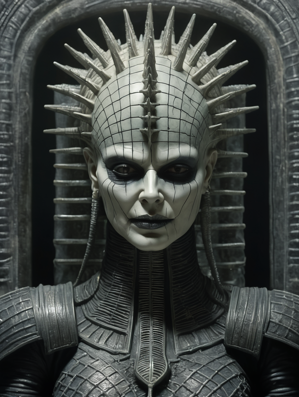 Premium Free ai Images | hr giger hellraiser pinhead