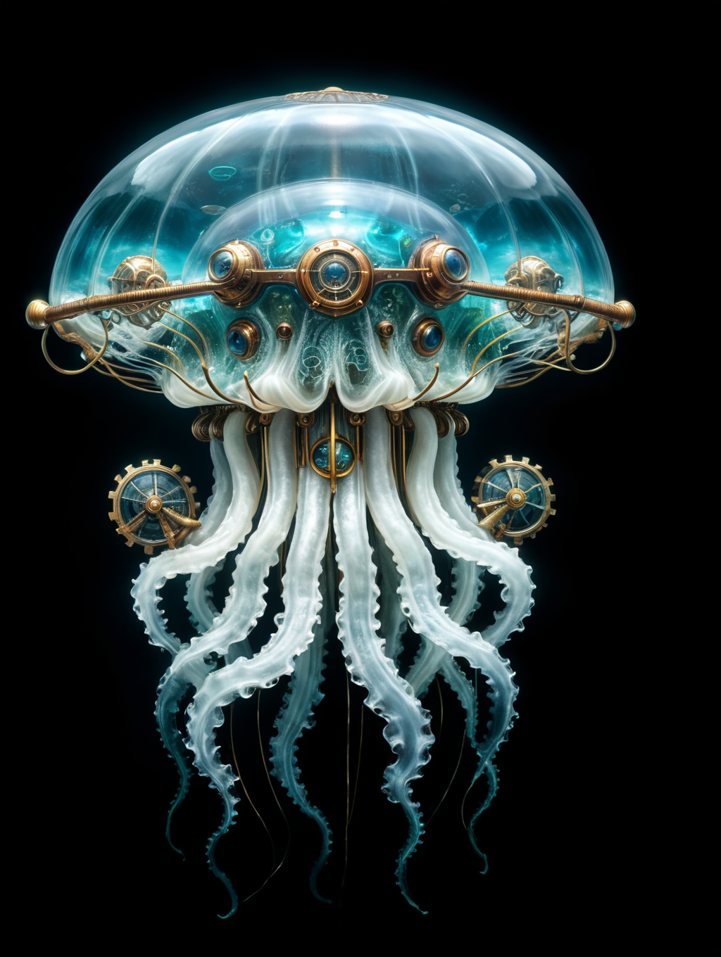 Premium Free ai Images | image beautiful unique steampunk artwork ...