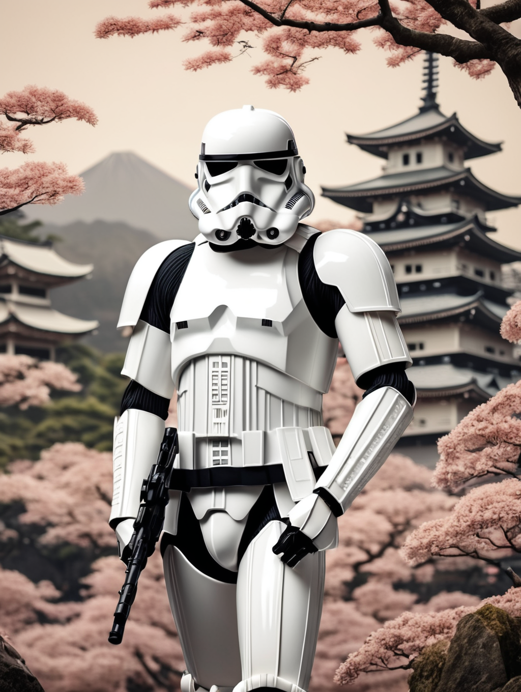 Premium Free ai Images | stormtrooper from star wars traditional ...