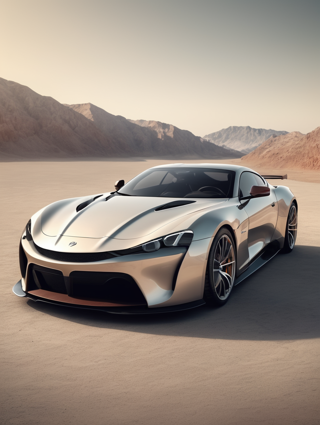 Premium Free ai Images | realistic sport car which is the super model