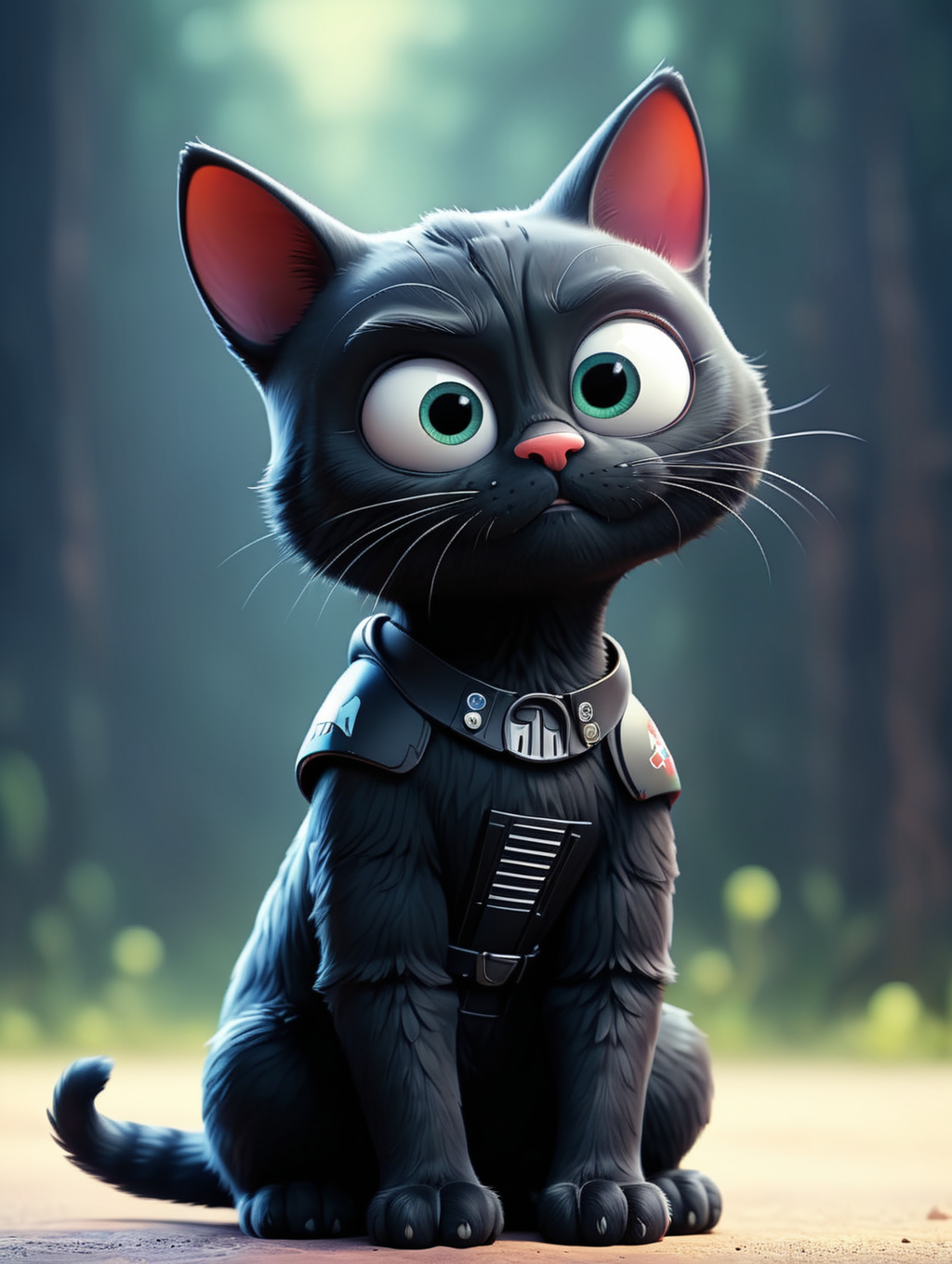 Premium Free ai Images | darth vader cat