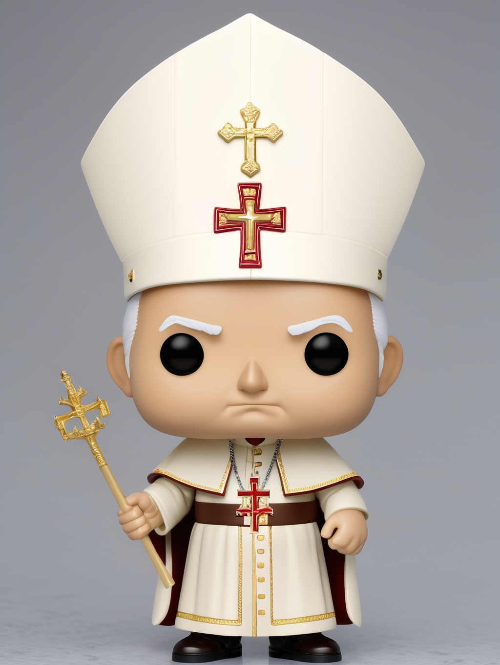 Premium Free ai Images | pope john paul ii as funko pop