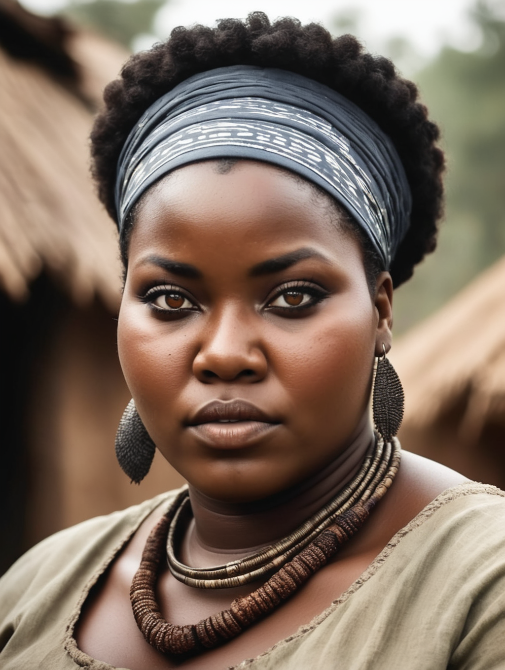 Premium Free ai Images | generate picture of iya basira plus size ...